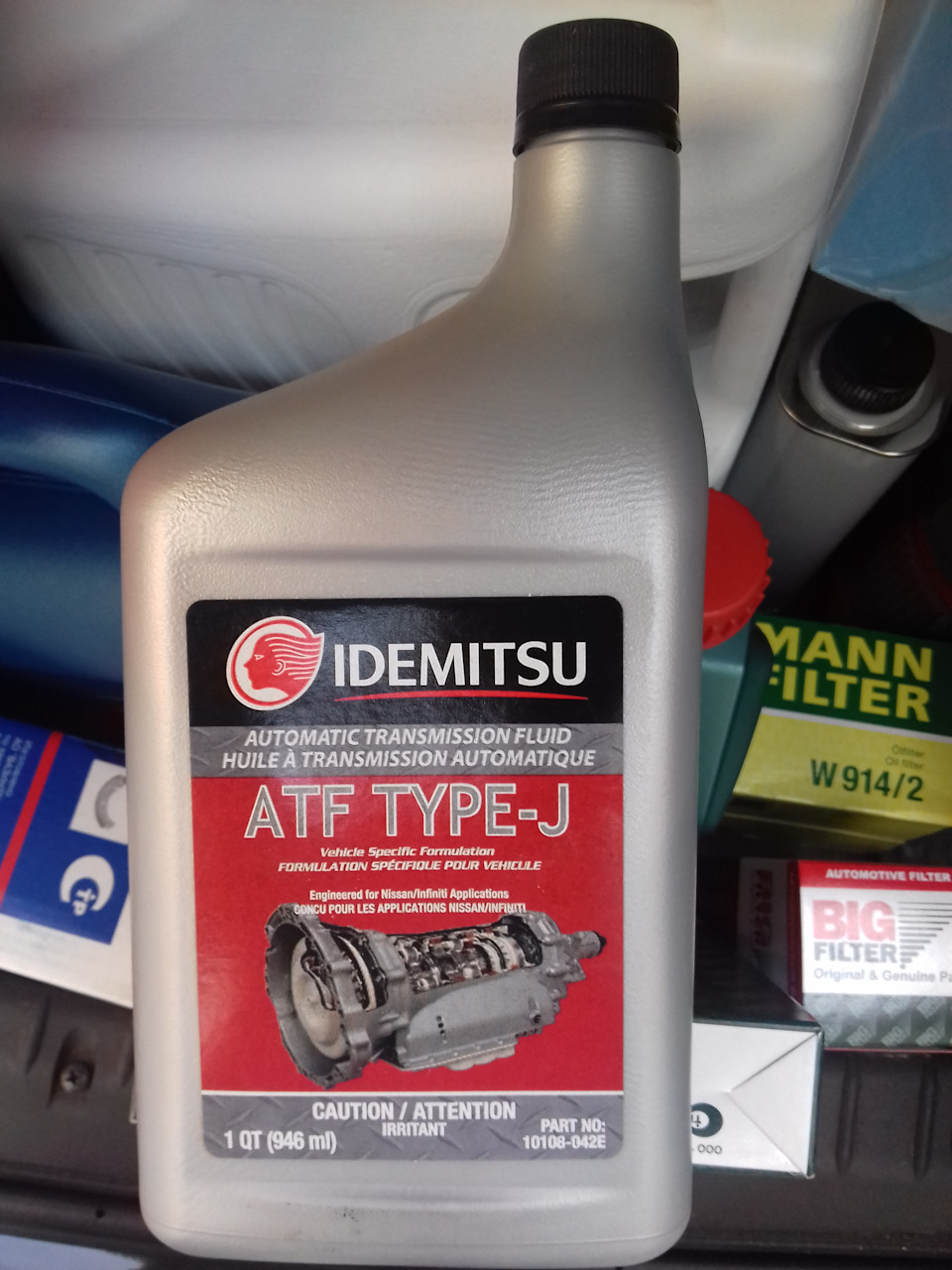 10108042E Масло трансм ATF TYPE — J соотв NISSAN MATIC J (946ml) 10108 ...