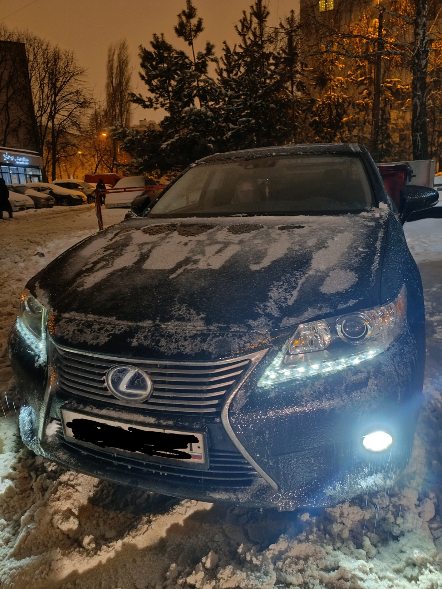 Зима на Michelin … — Lexus ES 300h (XV60), 2,5 л, 2012 года | шины | DRIVE2