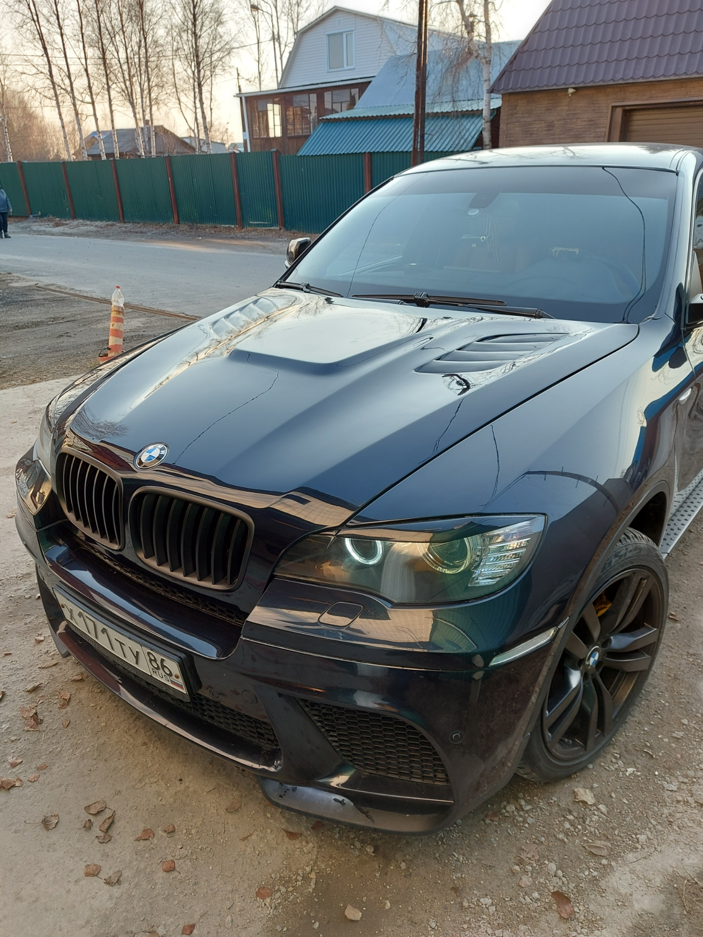 Наконец-то, установили новый капот Vorsteiner — BMW X6 (E71/E72), 3,5 л, 2009 года | тюнинг | DRIVE2