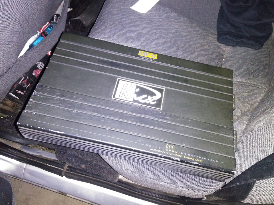 Усилитель Kicx KAP-27 — Lada 21102, 1,5 л, 2002 года | автозвук | DRIVE2