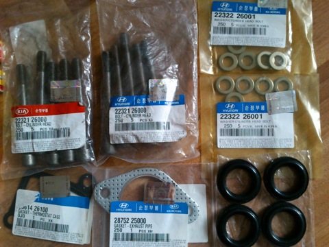 2232126000 Болт головки блока (dohc) KIA HYUNDAI | Запчасти на DRIVE2