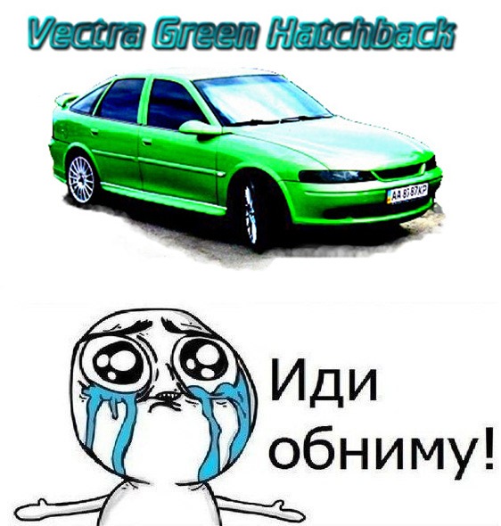 Vectra Green Hatchback — Opel Vectra B, 1997 года | прикол | DRIVE2