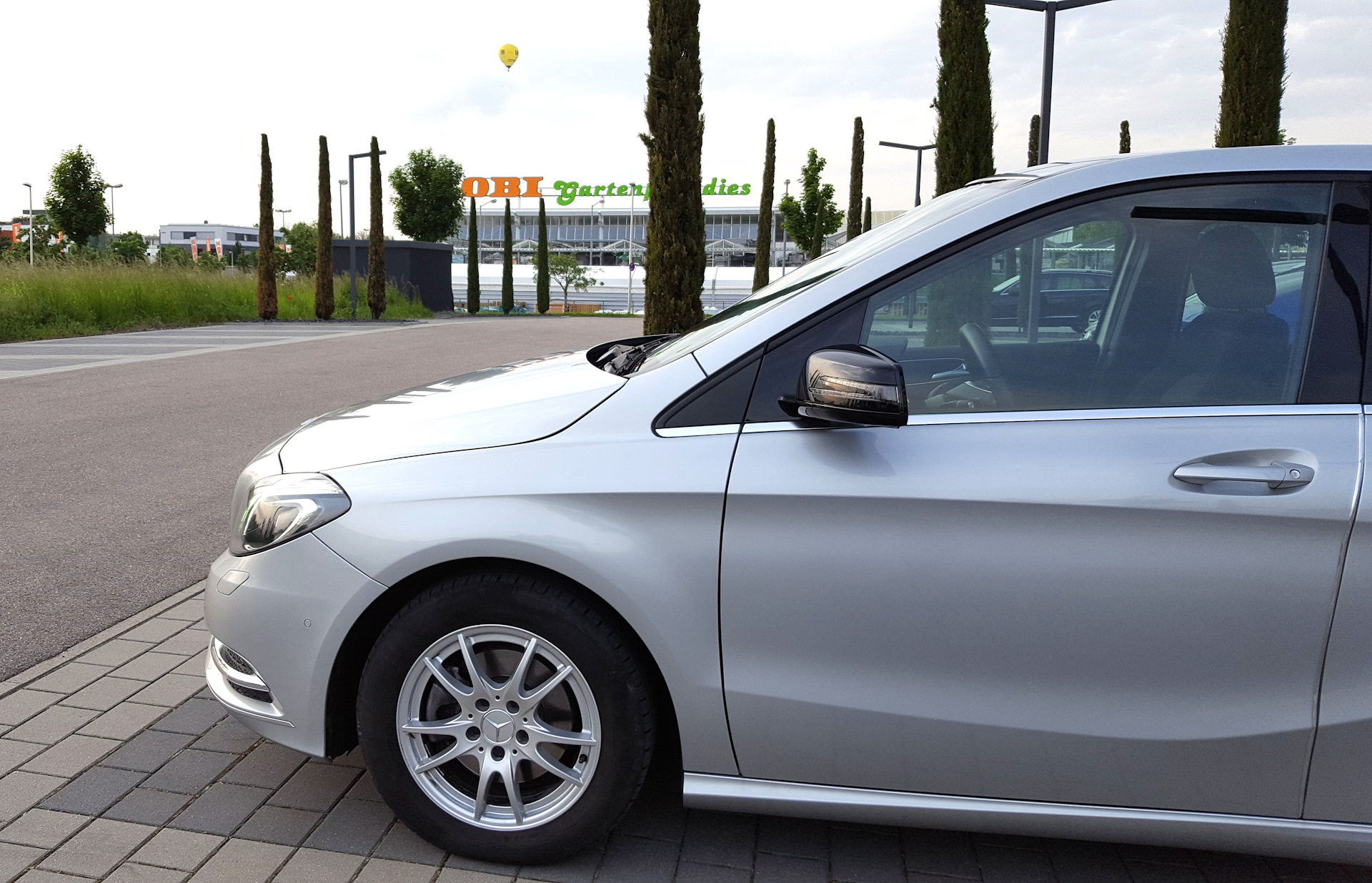 Mercedes W246 — Пимеряем Night Paket (Code P55). Чёрные зеркала ...