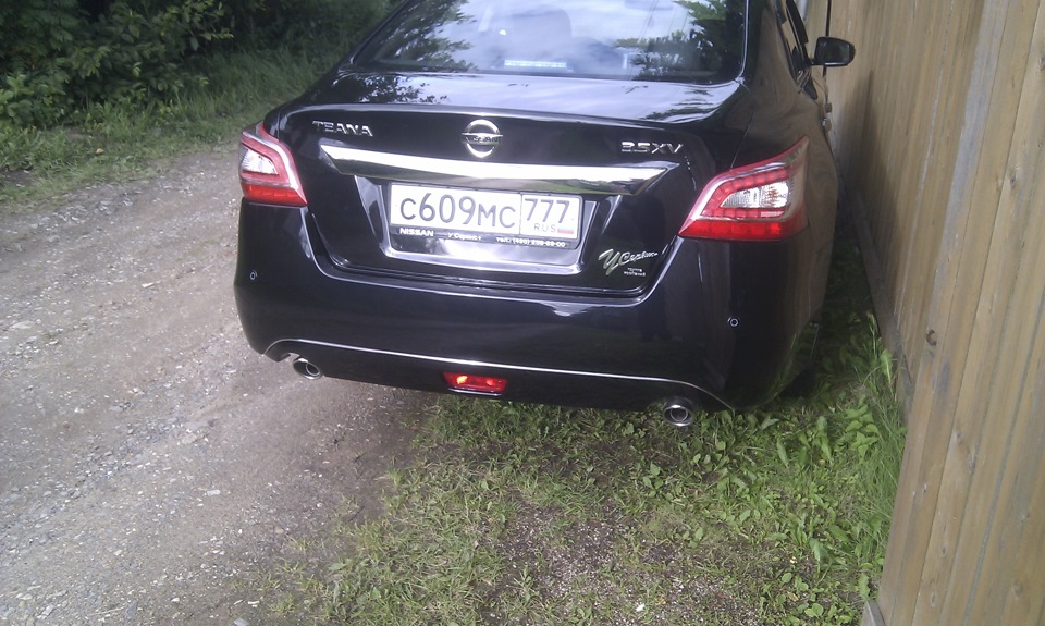 как обещал фото проделанной работы по защите дверей — Nissan Teana (L33 ...