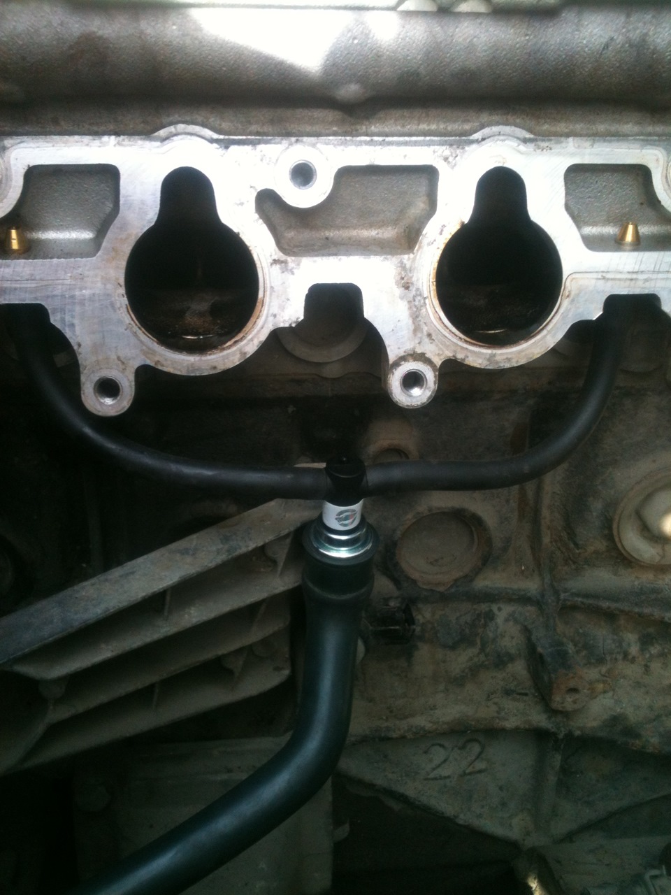 Чистка системы ВКГ — Mercedes-Benz SLK (R170), 2,3 л, 1998 года ...