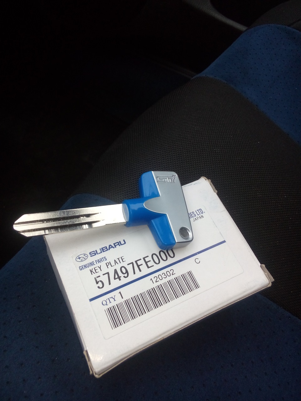 ключик STI — Subaru Impreza WRX STI (GD), 2 л, 2004 года | аксессуары ...