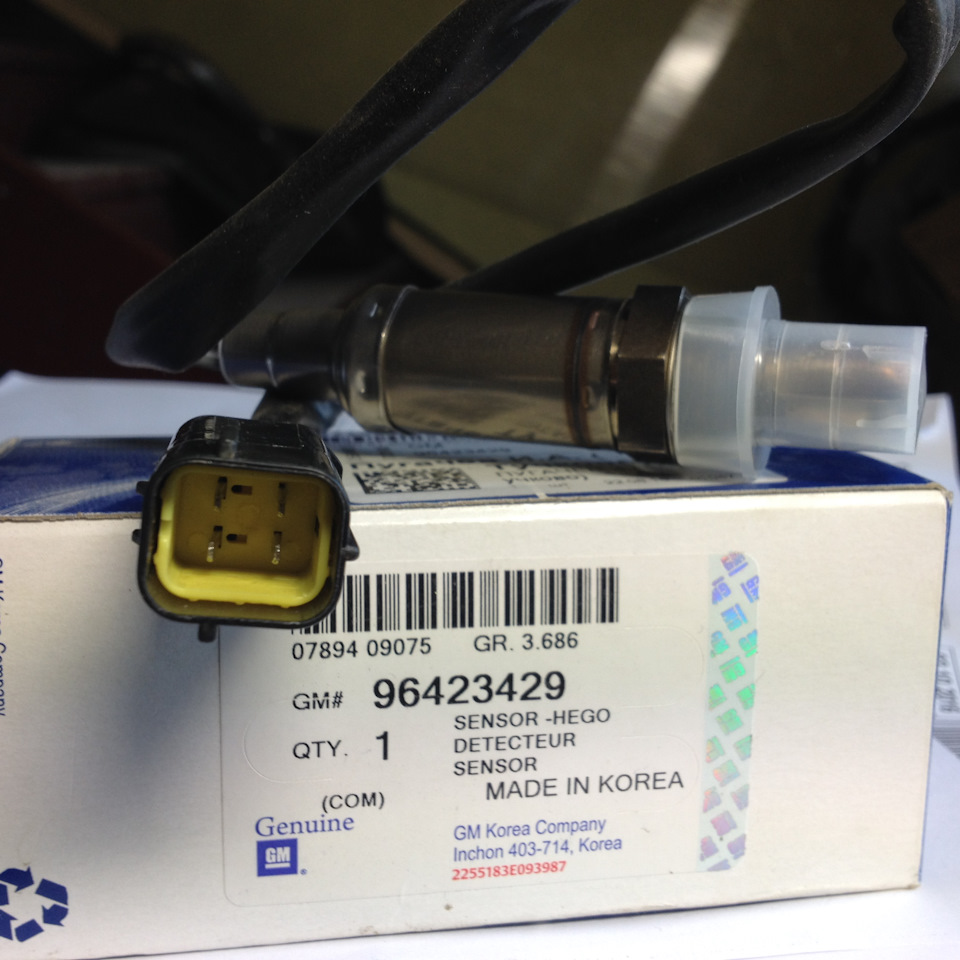 96423429 Датчик кислородный CHEVROLET GM | Запчасти на DRIVE2