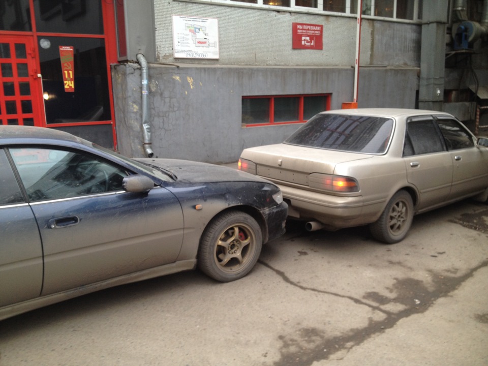 Осторожно, моя машина сдаёт назад! (с) — Toyota Carina ED (3G), 2 л ...