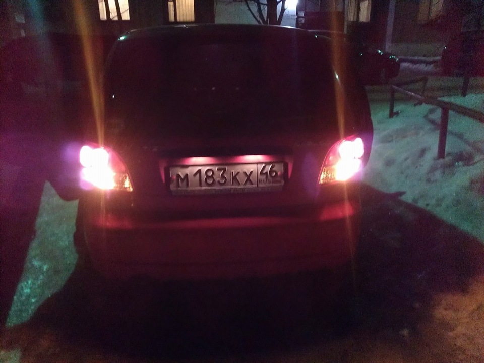 Ура! наконец-то заменили старые задние фары! — Daewoo Matiz (M100/M150 ...