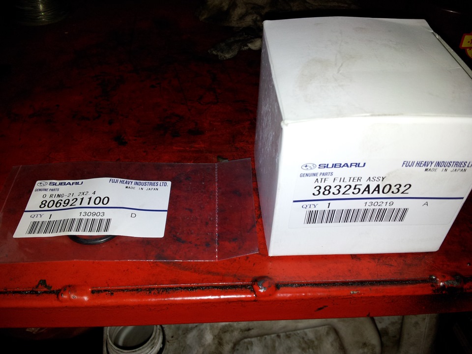 Замена масла в коробке автомат — Subaru Impreza (GC/GF), 2 л, 1999 года ...