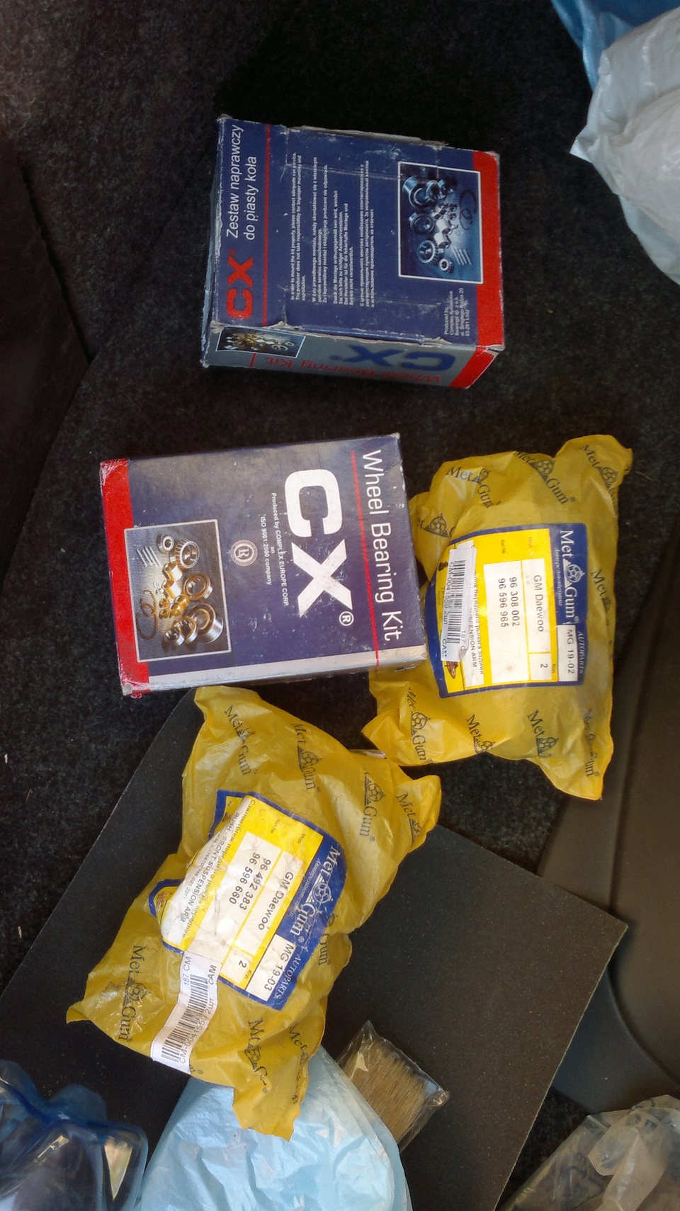 Замена сайлентболоков и подшипников ступицы — Daewoo Nubira I, 1,6 л ...