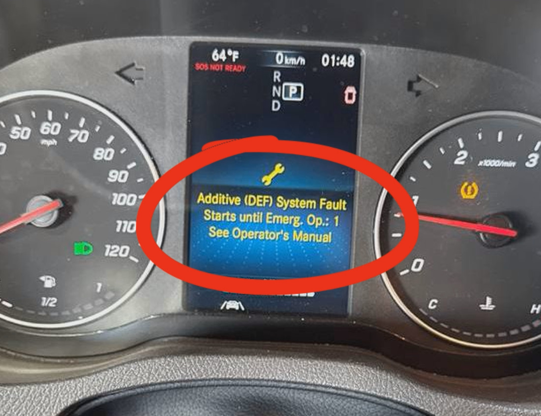 Сброс сообщения об ошибке системы SCR AdBlue на примере Mercedes Benz ...