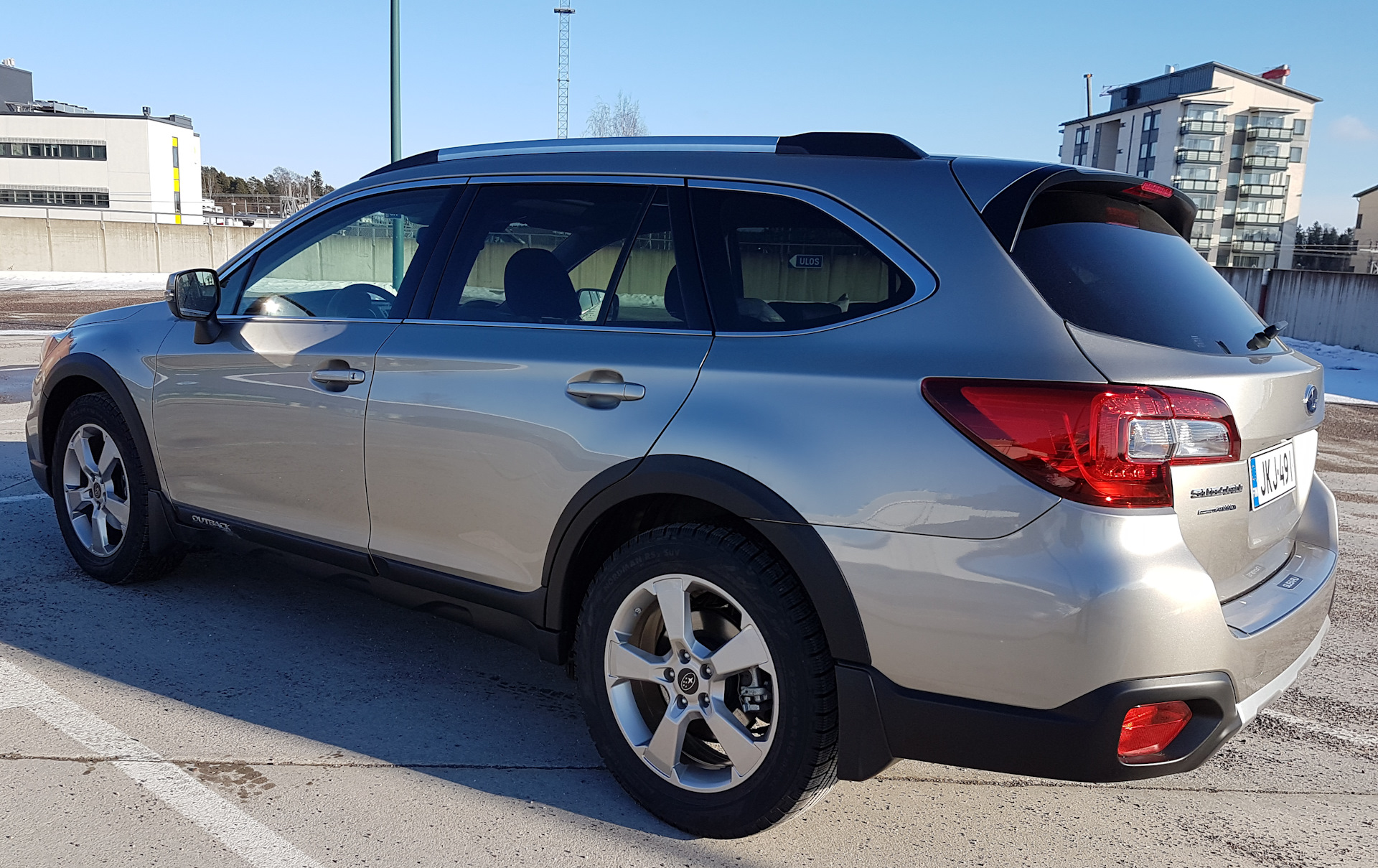 Первые весенние фотки — Subaru Outback (BS), 2,5 л, 2016 года ...