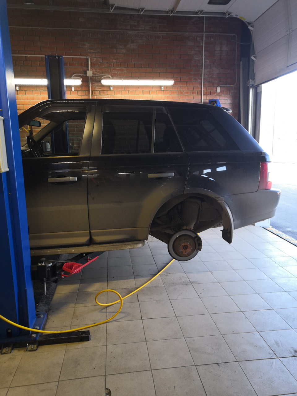 Итог зимнего сезона. — Land Rover Range Rover Sport (1G), 3,6 л, 2008 ...