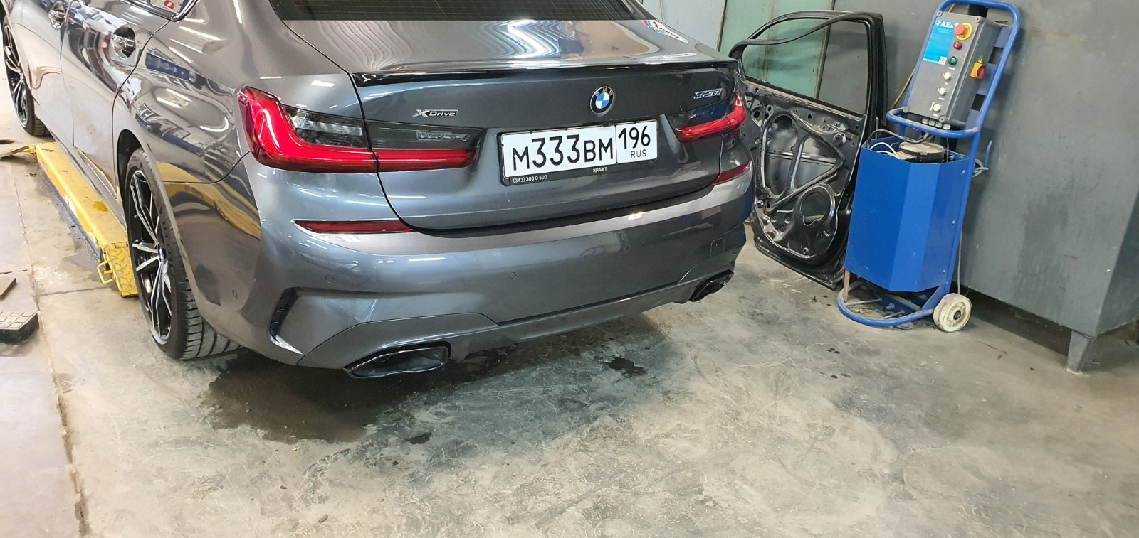 диффузор в стиле М340, не выдержал))) — BMW 3 series (G20), 2 л, 2020 ...