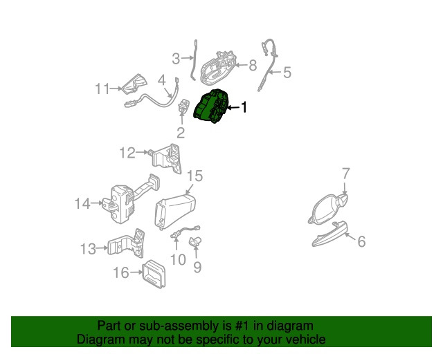 51227202157 замок в сборе левый задний BMW | Запчасти на DRIVE2