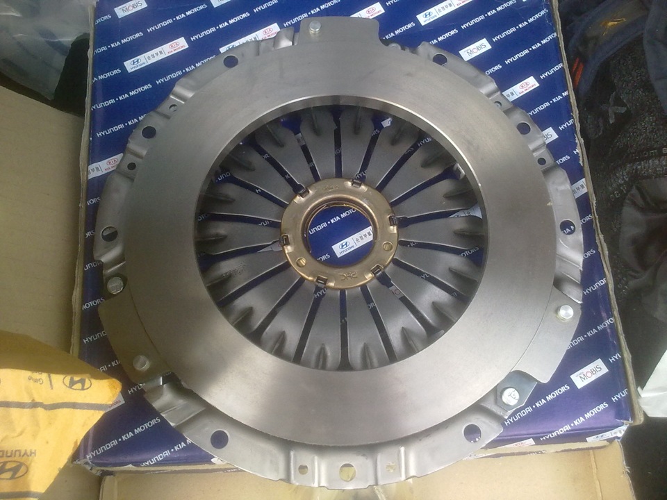 Новый маховик и сцепление от Санта ФЕ — Hyundai Sonata IV (EF), 2,7 л ...