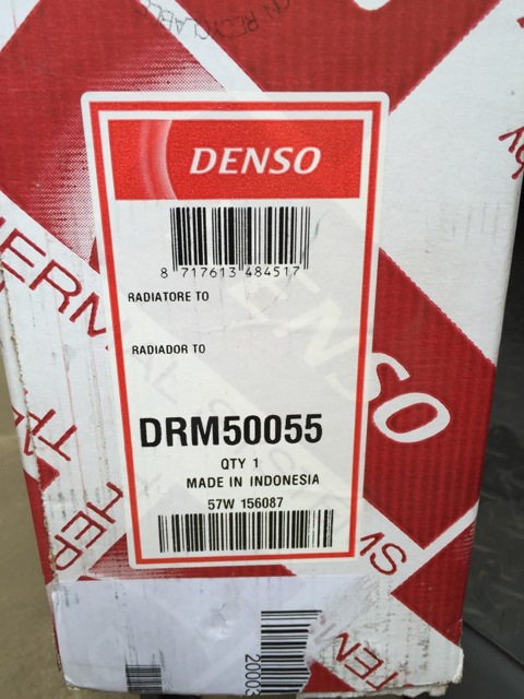 DRM50055 Радиатор DENSO | Запчасти на DRIVE2