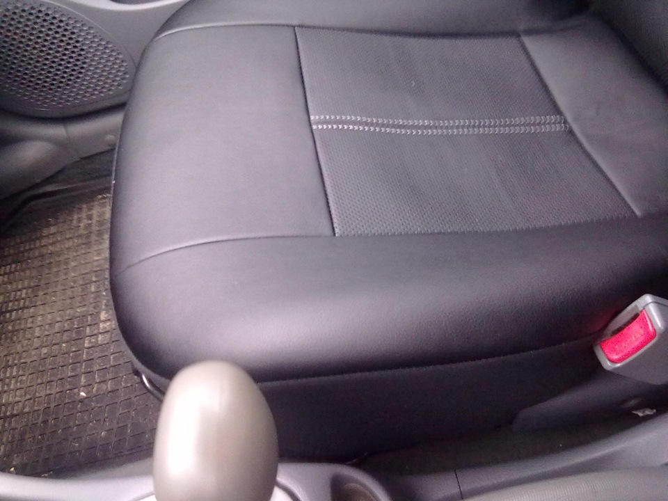 Новые чехлы, фильтра и масло — Hyundai Accent (2G), 1,5 л, 2007 года ...