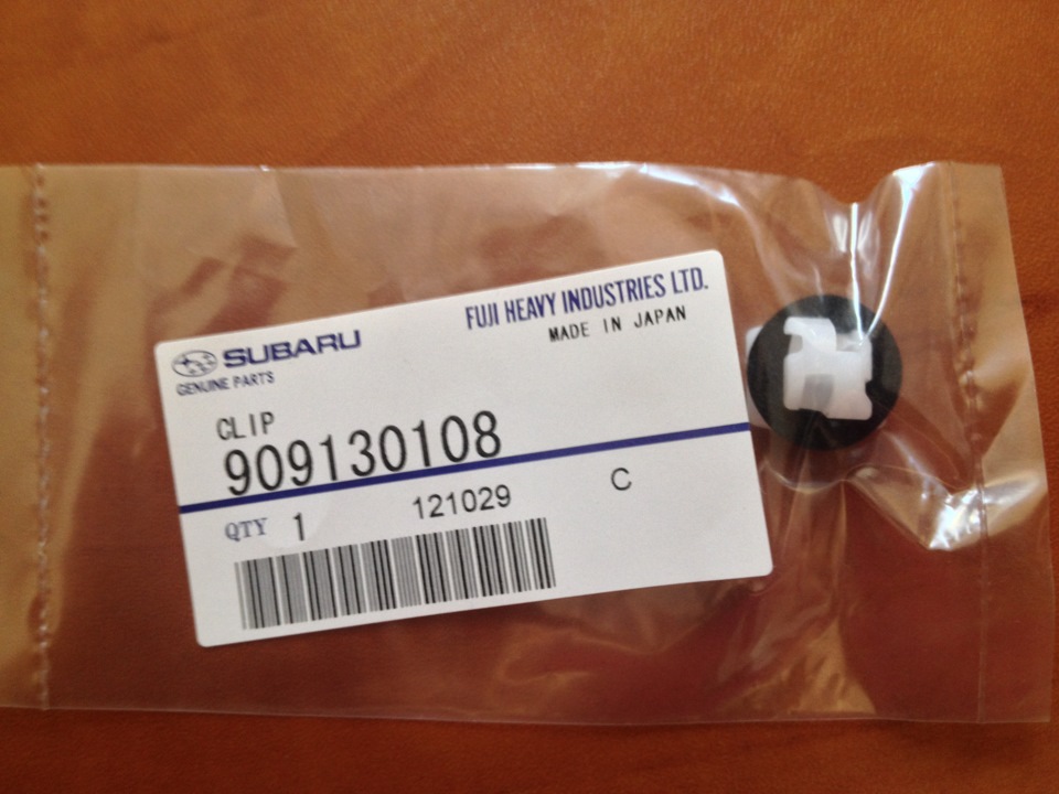 Клипсы и пистоны на Subaru — Subaru Outback (BP), 2,5 л, 2004 года ...