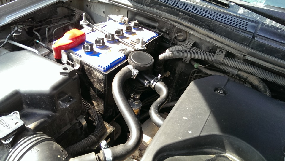 Фильтр картерных газов — Mitsubishi L200 (4G), 2,5 л, 2012 года ...