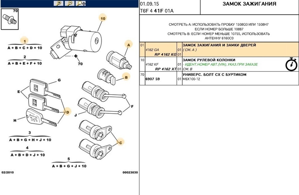1508H7 ПРОБКА С ЗАМКОМ / BOUCHON Peugeot Citroen | Запчасти на DRIVE2