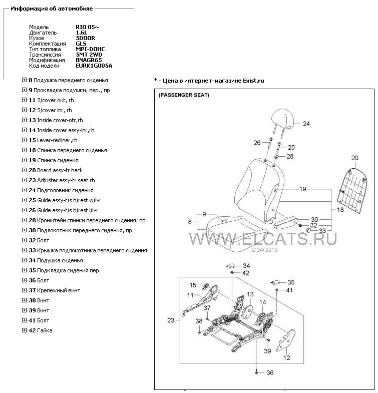 Вопрос про подлокотник. — KIA Rio (2G), 1,4 л, 2010 года | наблюдение ...