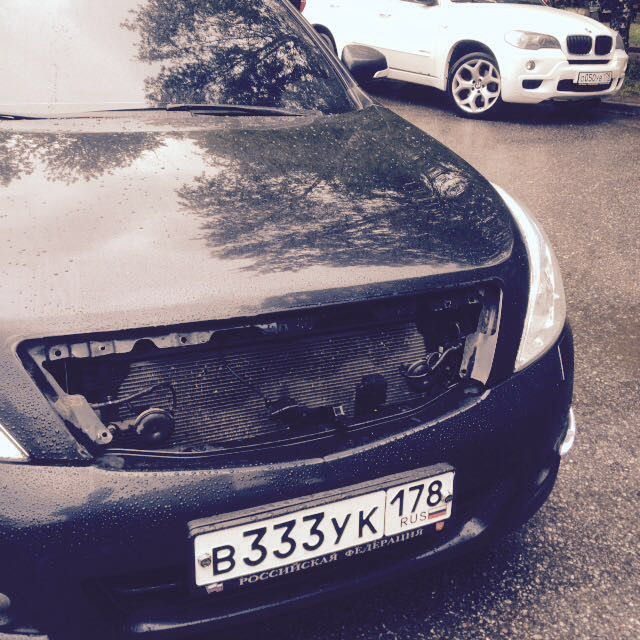 Решетка радиатора — Nissan Teana (J32), 3,5 л, 2010 года | аксессуары ...