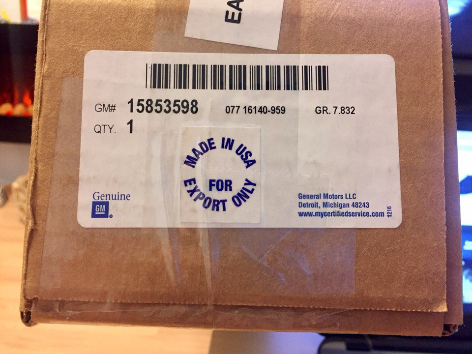 15853598 Бампер GM | Запчасти на DRIVE2