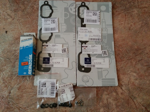 A1121410980 Прокладка коллектора впускного Mercedes | Запчасти на DRIVE2