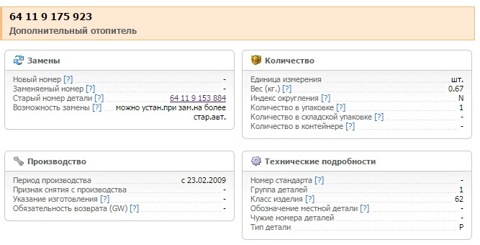 64119175923 Дополнительный отопитель BMW | Запчасти на DRIVE2