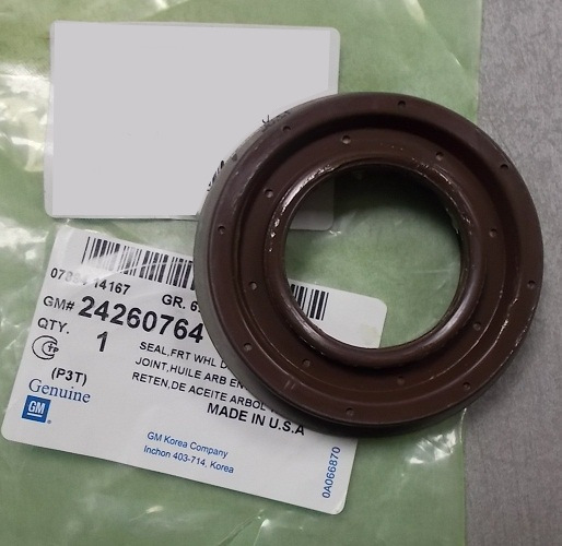 24260764 Сальник дифференциала АКПП / Chevrolet 12~ GM | Запчасти на DRIVE2