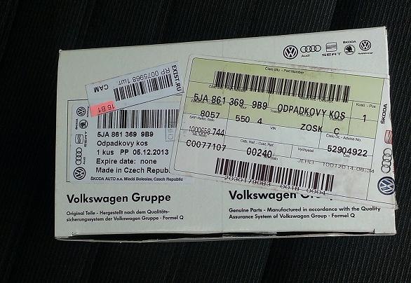 Мусорное ведро, "Чёрный satinschwarz" — Renault Laguna III, 2 л, 2008 ...