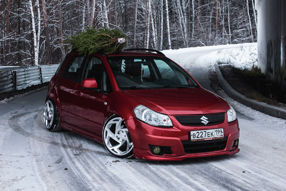 Suzuki SX4 winter wonderland — Сообщество «Stanced» на DRIVE2
