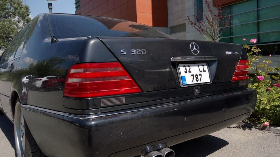 Rear Reflector — Mercedes-Benz S-Class (W140), 3,2 л, 1993 года ...
