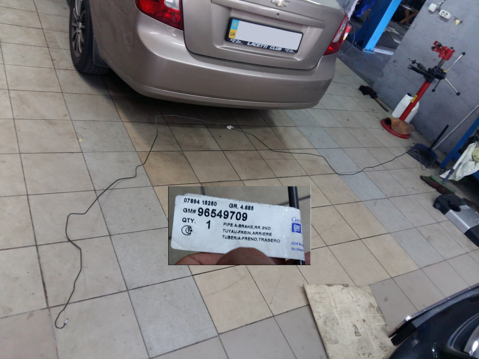 96549709 ТРУБКА ТОРМОЗНОЙ СИСТЕМЫ, НОМИН.НАРУЖН.ДИАМ.8ММ GM | Запчасти ...