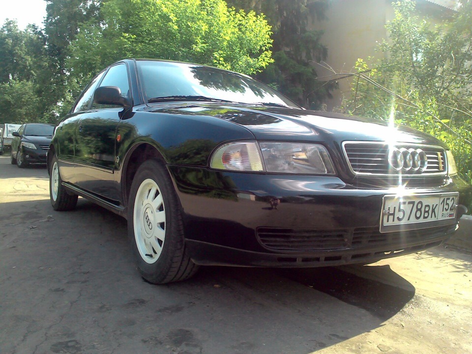 Затонировал задние фары и вот небольшой фотосет — Audi A4 (B5), 1,6 л ...