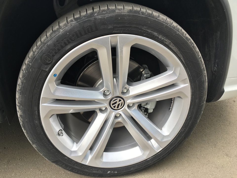 R19 для R-Line — Volkswagen Tiguan (1G), 2 л, 2016 года | колёсные ...