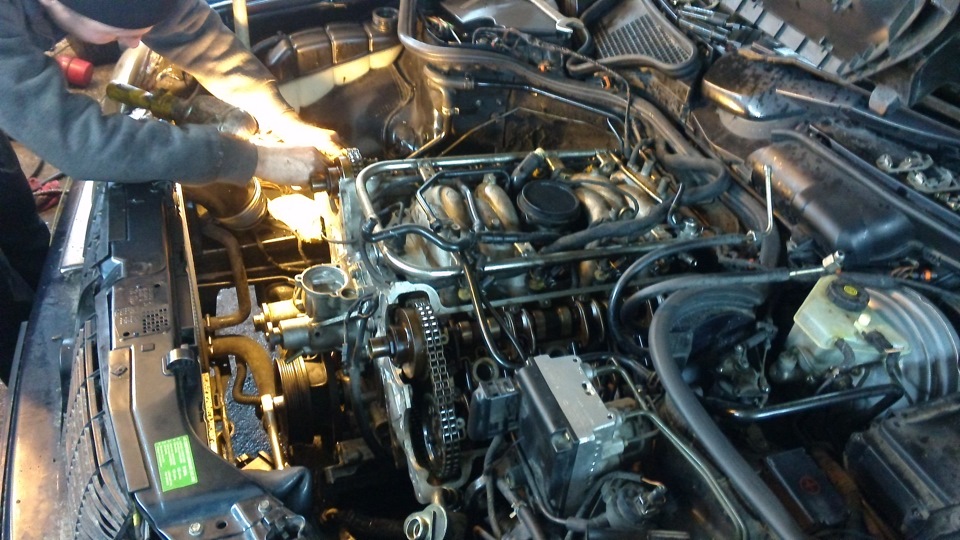 Ремонт движка — Mercedes-Benz E-Class (W210), 5 л, 1997 года ...
