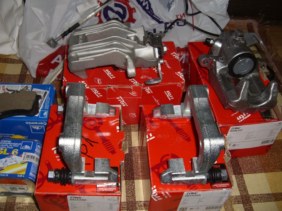 Задние дисковые тормозилки ATE BRAKES (Начало) — Volkswagen Polo Sedan ...