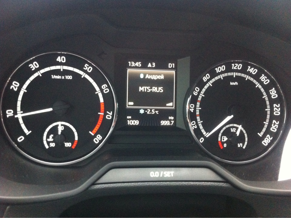 Первая 1000 КМ — Skoda Octavia Rs A7 Mk3 2 л 2014 года наблюдение