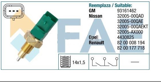 8200008194 Выключатель, фара заднего хода RENAULT | Запчасти на DRIVE2