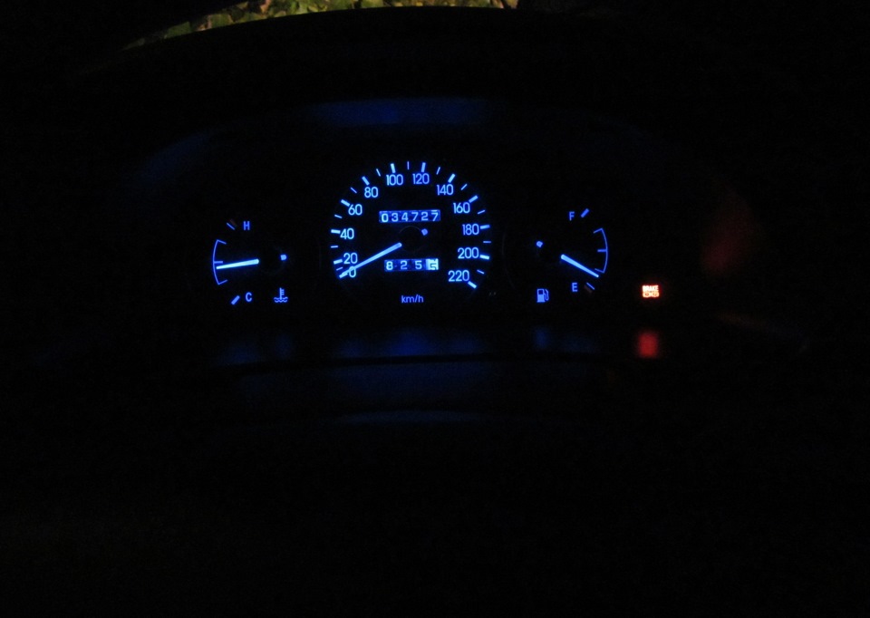 Лампочки в приборную панель — Chevrolet Lanos, 1,6 л, 2007 года ...