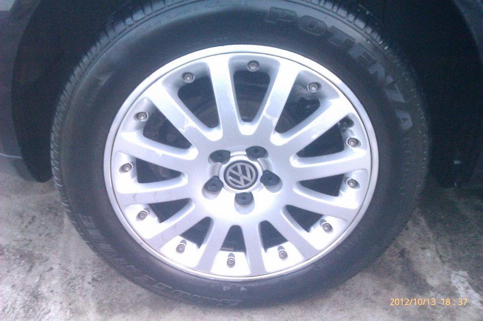 Мои диски — Volkswagen Bora (1G), 1,6 л, 2002 года | шины | DRIVE2