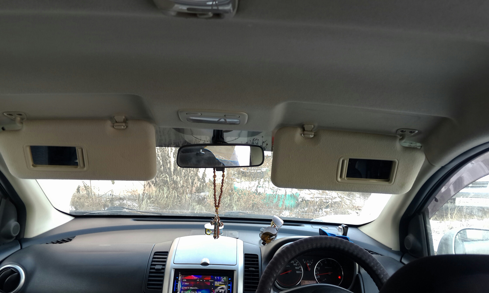 Козырьки — Nissan Note (1G), 1,5 л, 2010 года | аксессуары | DRIVE2