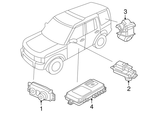 LR041416 МОДУЛЬ СИСТ. ПОМОЩИ ПРИ ПАРКОВКЕ Jaguar Land Rover | Запчасти ...