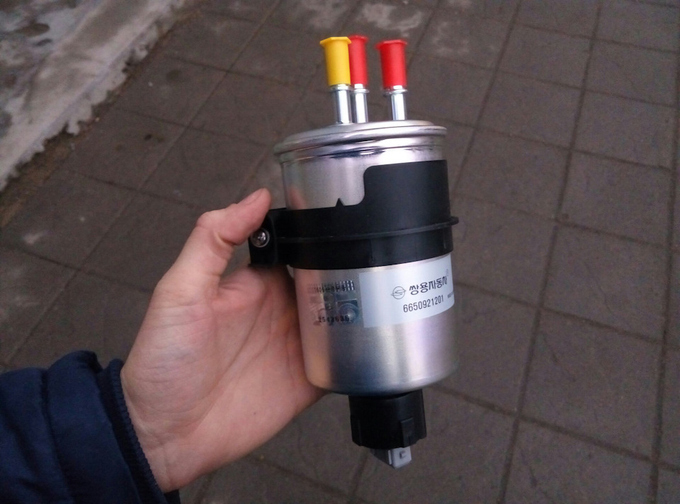 Топливный фильтр Ssang Yong Rexton с датчиком арт.6650921201 — DRIVE2