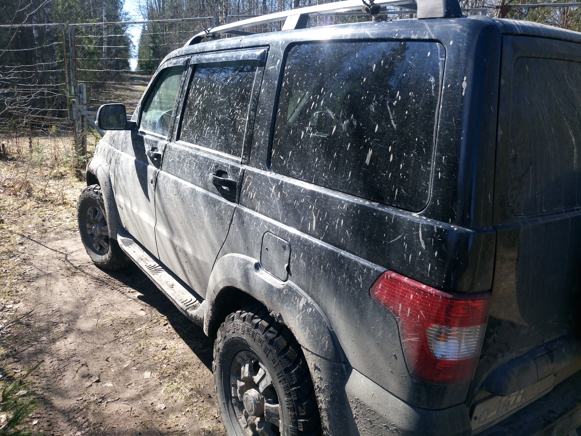 Новые колеса задевают! — УАЗ Patriot, 2,7 л, 2015 года | шины | DRIVE2