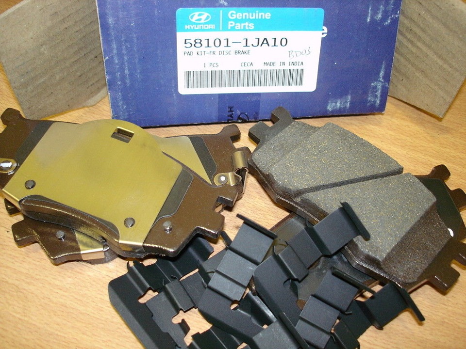 581011JA10 КОМПЛЕКТ ТОРМОЗНЫХ КОЛОДОК (4 ШТ) KIA HYUNDAI | Запчасти на ...