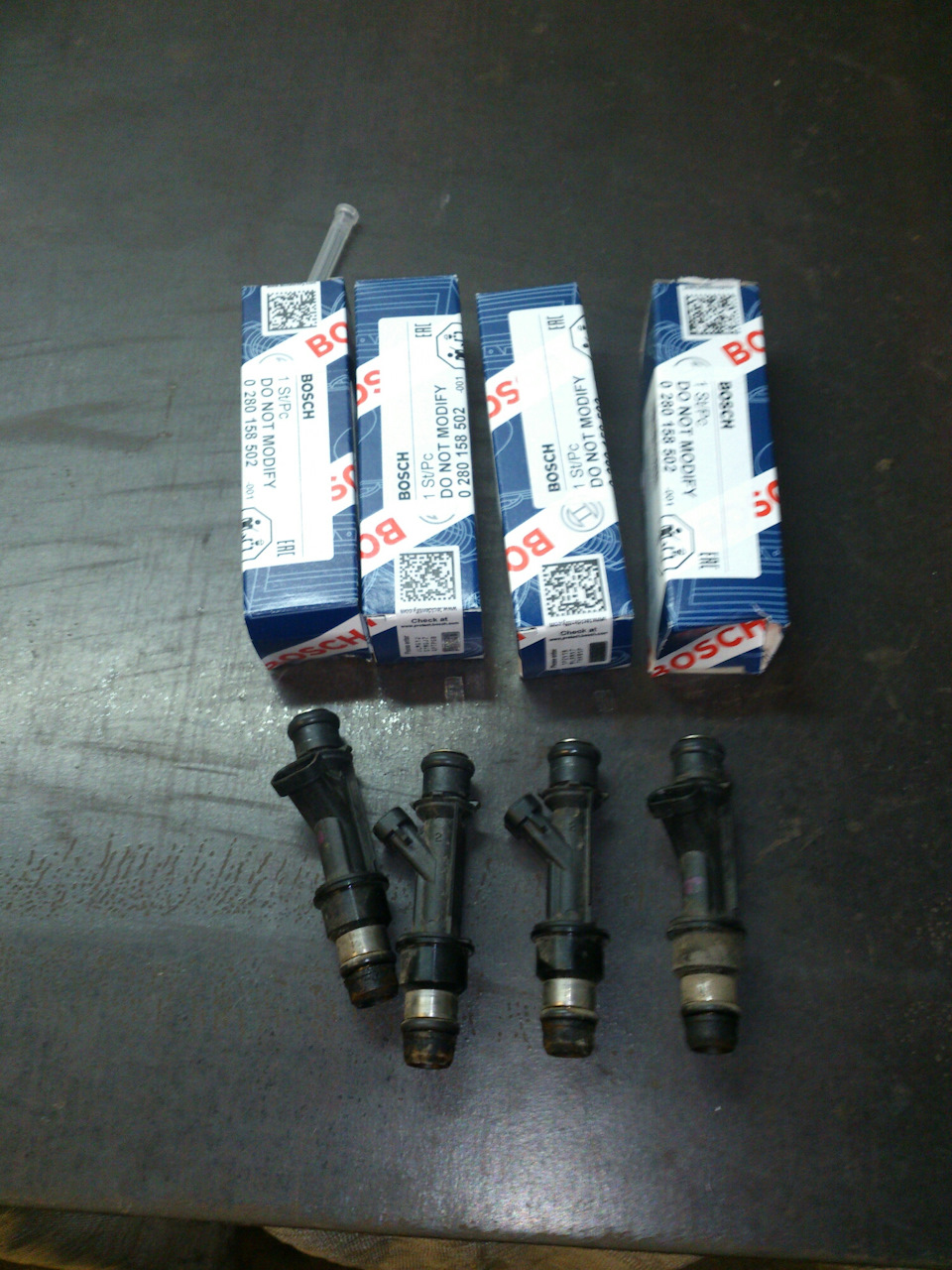 0280158302 Форсунка бензиновая BOSCH | Запчасти на DRIVE2